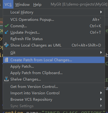 IntelliJ IDEA Learning Pen "Patch Create Patch" - Programmer Sought