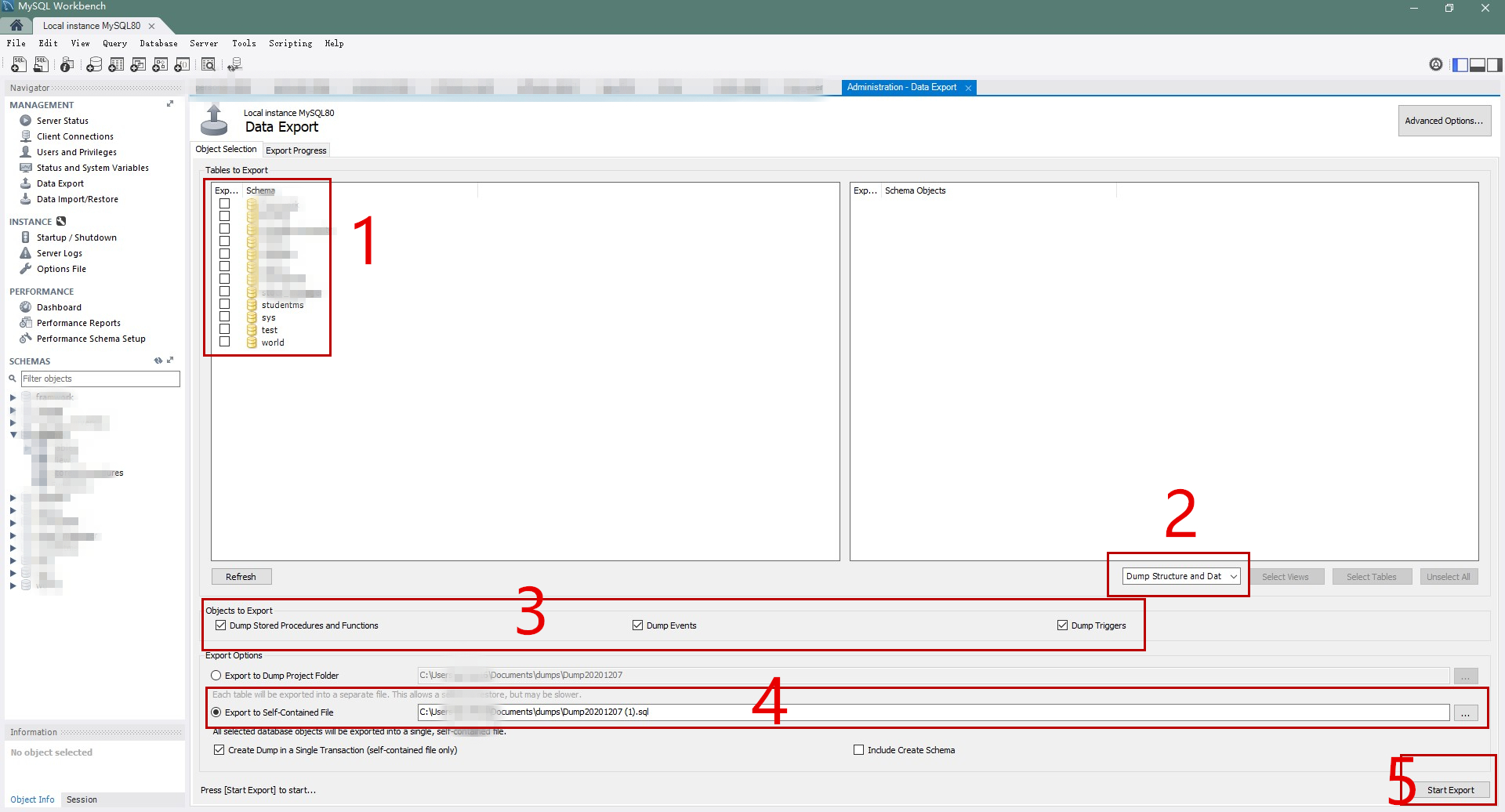 使用mysql Workbench 如何导出数据库（包括数据）workbeach导出sql库触发器会跟着被导出吗 Csdn博客 