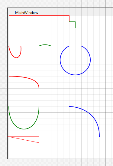 WPF：Path详解，包括直线（LineSegment）弧线（ArcSegment）贝塞尔曲线（BezierSegment）_wpf path ...