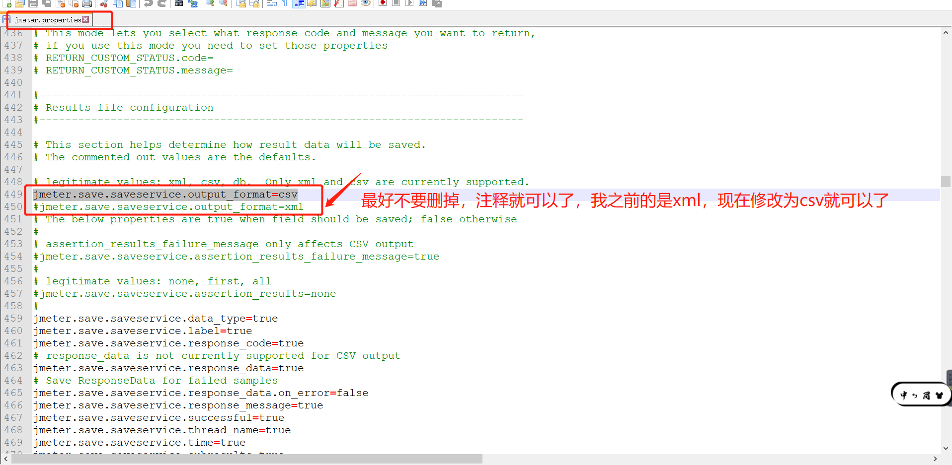 Error in NonGUIDriver java.lang.IllegalArgumentException: Report generation requires csv output ...