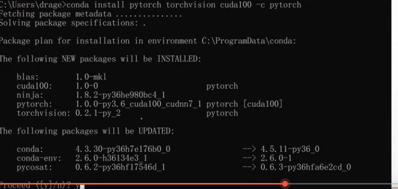 解决：[anaconda安装pytorch]Collecting package metadata (current_repodata.json): failedYou will need ...