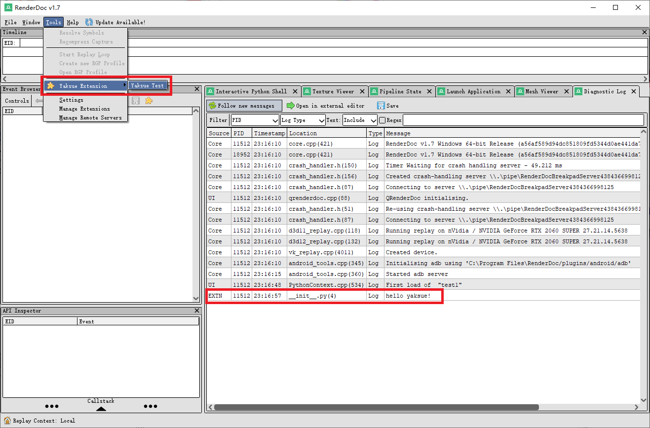 尝试给RenderDoc写扩展插件（Extensions）_renderdoc 添加插件-CSDN博客