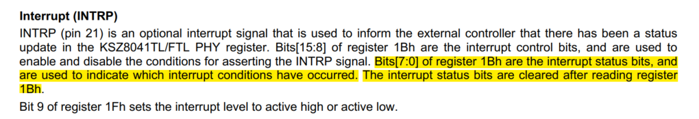 ethernet phy 芯片需要 interrupt pin吗_ethernet phy interrupt-CSDN博客