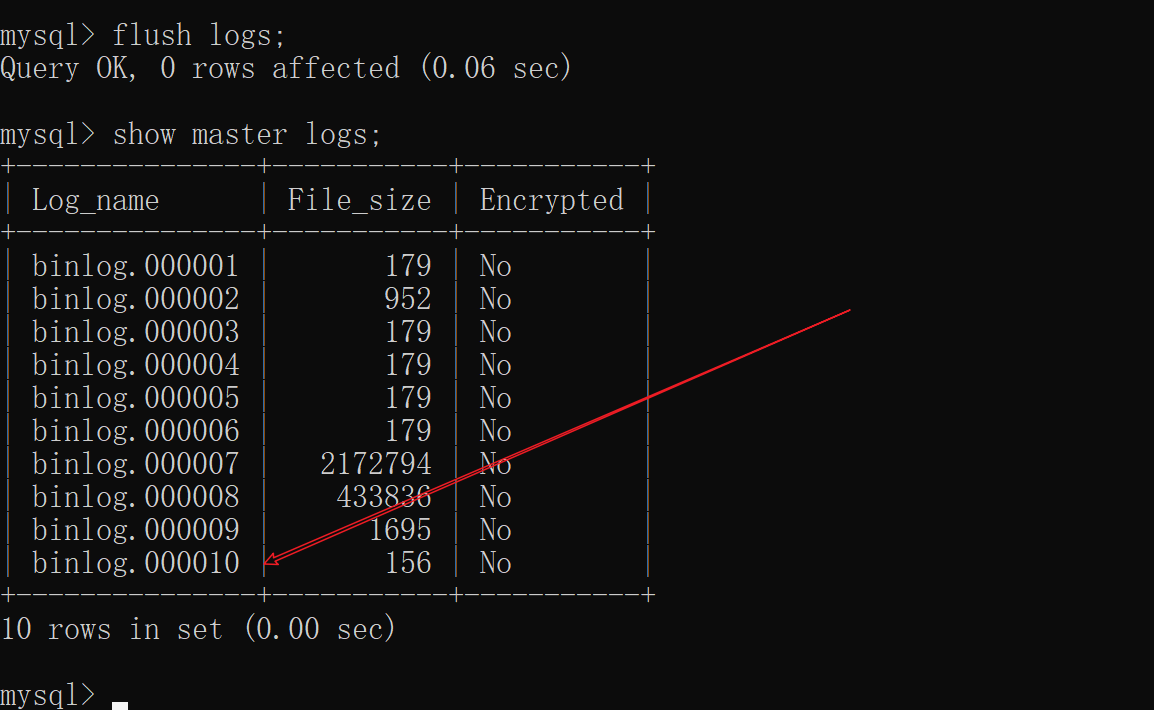 数据库系列—MySQL 的二进制日志恢复数据库数据_show master logs-CSDN博客