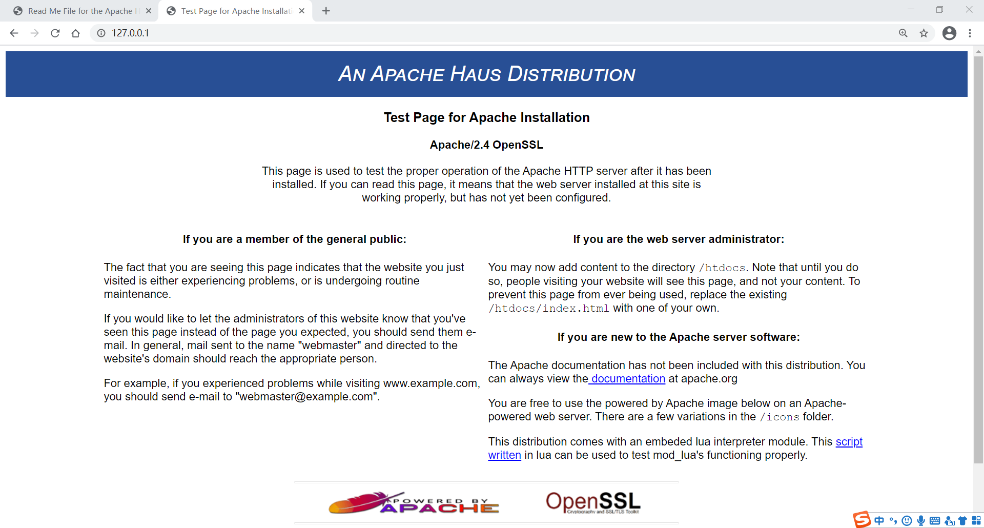 Apache（httpd）服务器在 Windows 上安装与配置_windows apache-CSDN博客