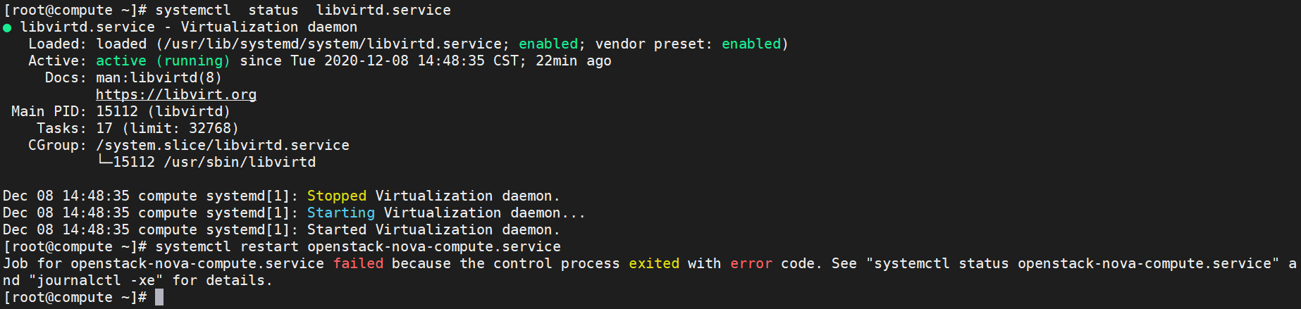 openstack-nova-compute.service起不来_failed to start openstack nova compute server.-CSDN博客