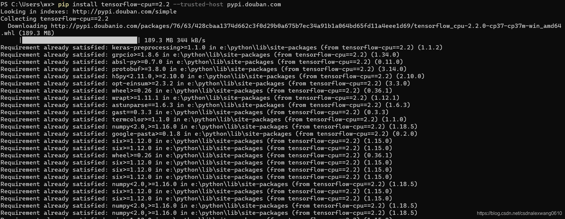 Windows 安装keras Windows安装keras No One Coder的博客 Csdn博客