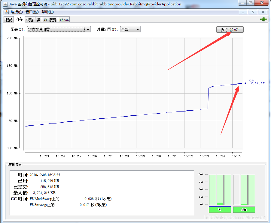 Java内存分析:使用jdk自带工具进行内存和cpu分析及垃圾回收可以测试java内存的工具 Csdn博客 1103