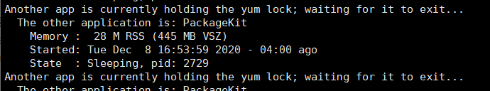 【已解决】CentOS7解决yum进程被Packagekit占用的问题_packagekit占用yum-CSDN博客