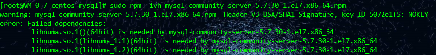 centos安装mysql报libnuma.so.1错的解决办法-CSDN博客