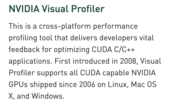 NVIDIA nvprof / nvvp工具安装和使用介绍 - 灰信网（软件开发博客聚合）