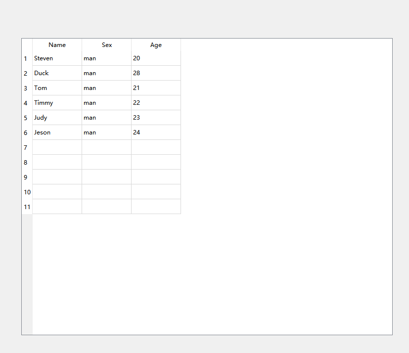 QTableWidget入门内容（建立+增删改查）+代码讲解_qtablewidget查找内容是否存在-CSDN博客