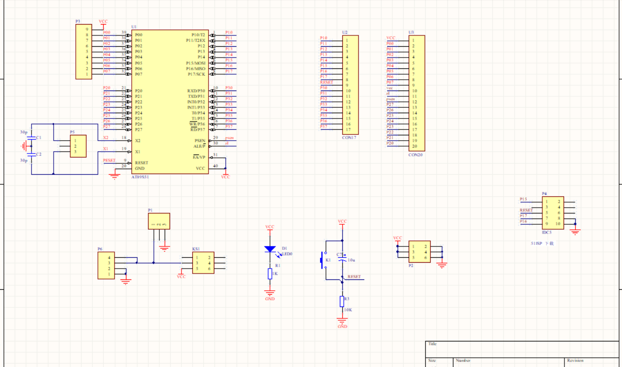 用 Altium Designer Summer 绘制51单片机最小系统的原理图_at89s51怎么绘制-CSDN博客
