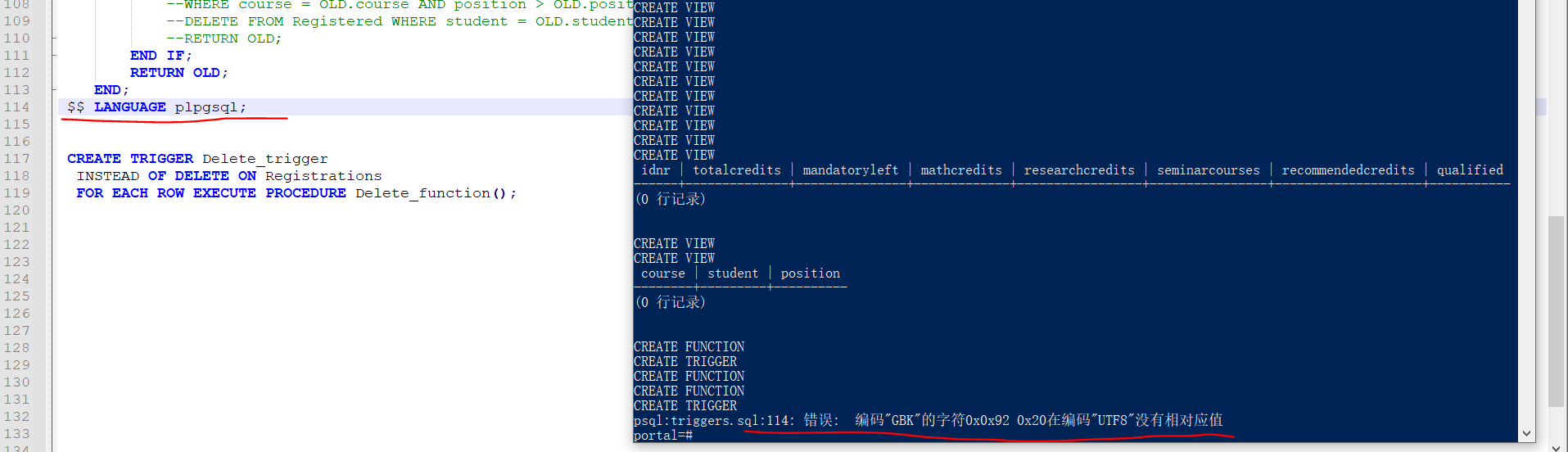 “错误：以“ GBK”编码的字符0x0x92 0x20在代码“ UTF8”中没有对应的值。”SQL数据库报错的解决_在编码utf-8中没有对应值-CSDN博客