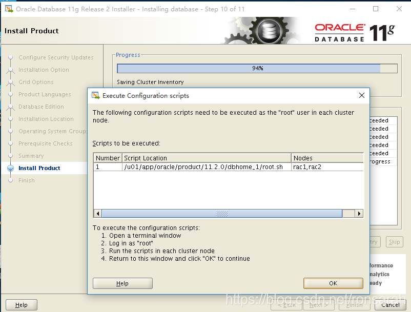 虚拟机centos7.4搭建Oracle Rac 集群 安装oracle 11g 数据库 配置springboot 连接_centos 7.4 安装oracle 11g rac-CSDN博客