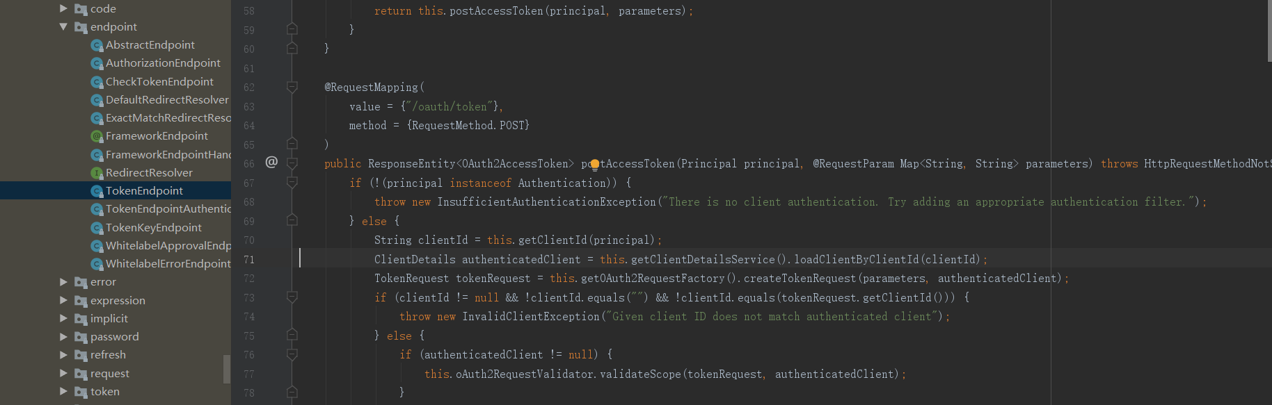 微服务通过feign调用/oauth/token方法_微服务中携带token去网关认证后调用接口-CSDN博客