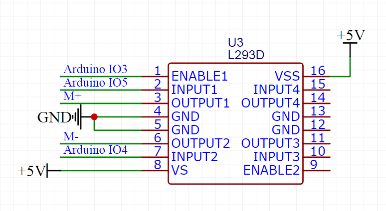 【Arduino学习】06.L293D驱动5V直流电机_l293d电机驱动原理图-CSDN博客