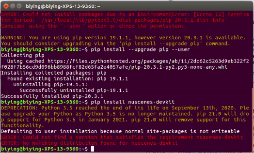 Python成功解决 ERROR：Could not find a version that satisfies the requirement nuscenes-devkit_no ...