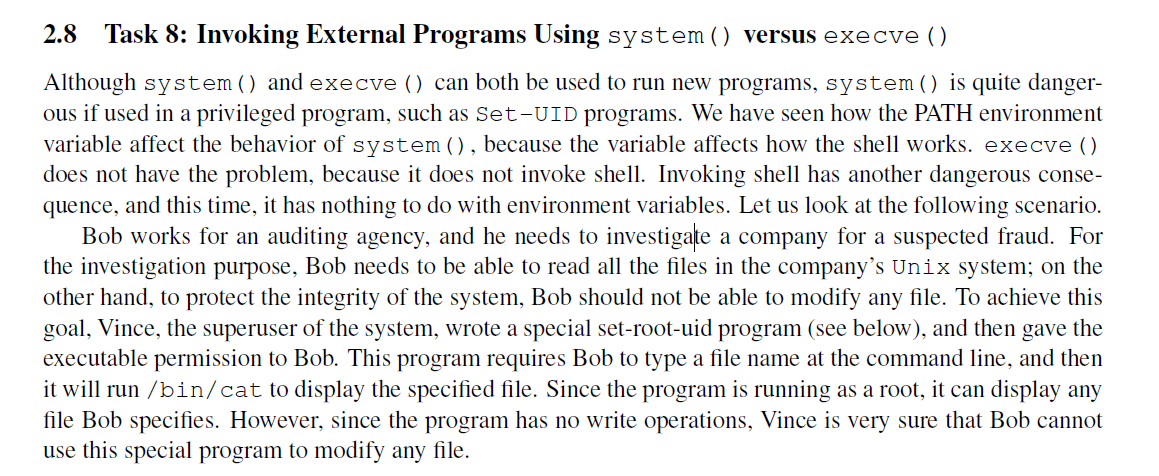 软件安全 Environment Variable And Set Uid Program Lab软件安全 Lab Csdn博客 