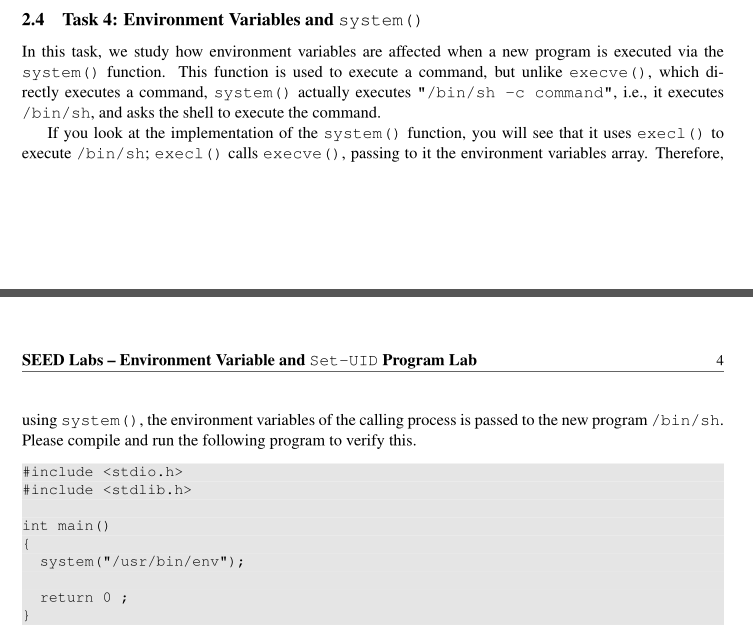 软件安全 Environment Variable And Set Uid Program Lab 2 Task6 The Path Environment Variable And