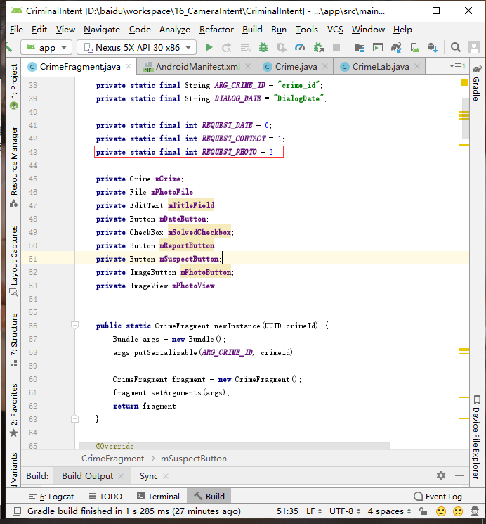 Android编程权威指南（第16章 使用intent拍照）_for (resolveinfo activity : cameraactivities)-CSDN博客