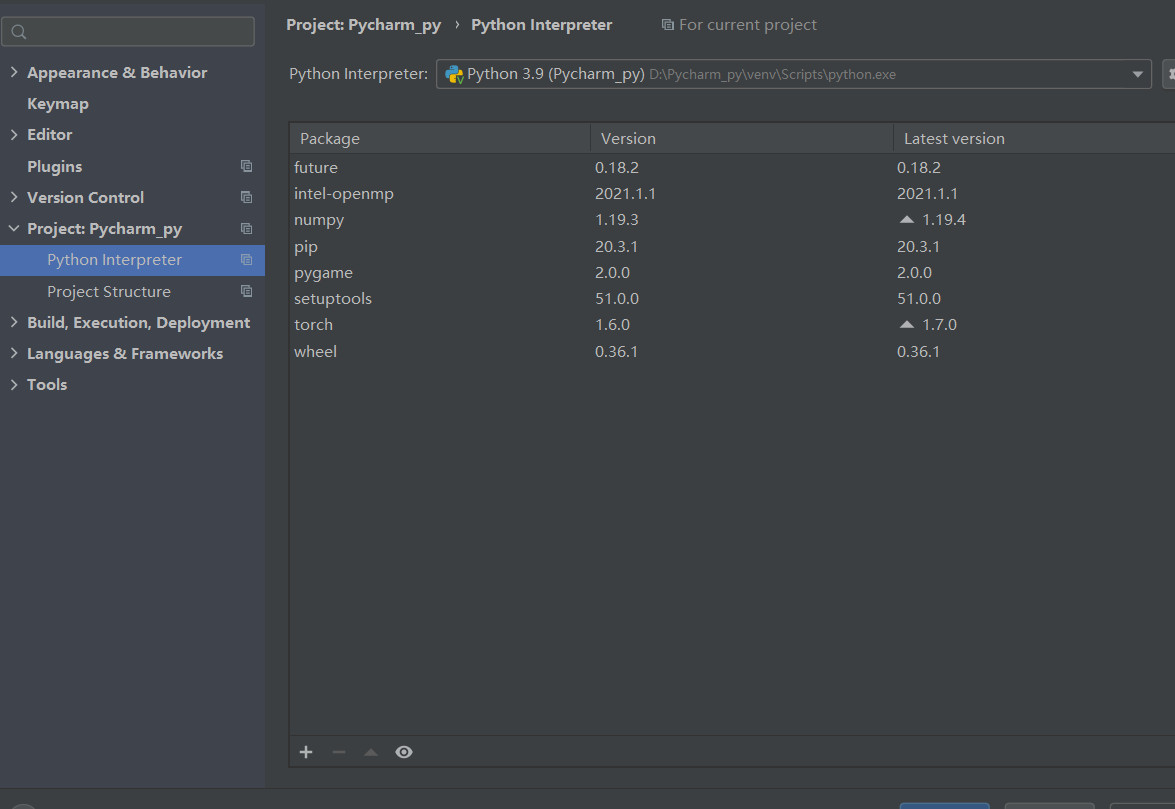 【已解决】pycharm配置pytorch过程中的一系列错误_pycharm中配置torch配置不上-CSDN博客
