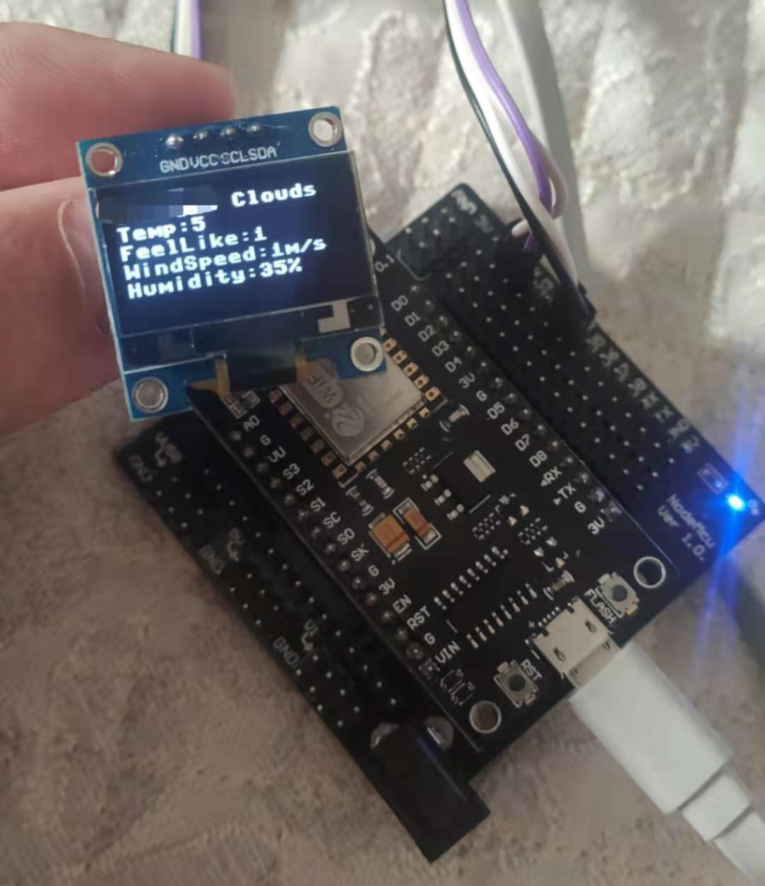 【好奇心驱动力】基于MicroPython的ESP8266连接OLED显示实时天气_micropython驱动ch1115oled-CSDN博客
