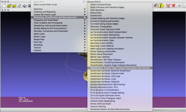 降采样3D Mesh STL模型_quadric edge collapse decimation-CSDN博客
