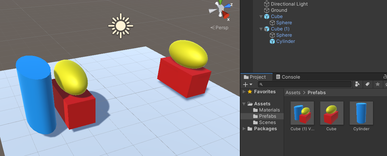 Unity学习笔记2之预制体Prefab的使用_unity unpack prefab-CSDN博客