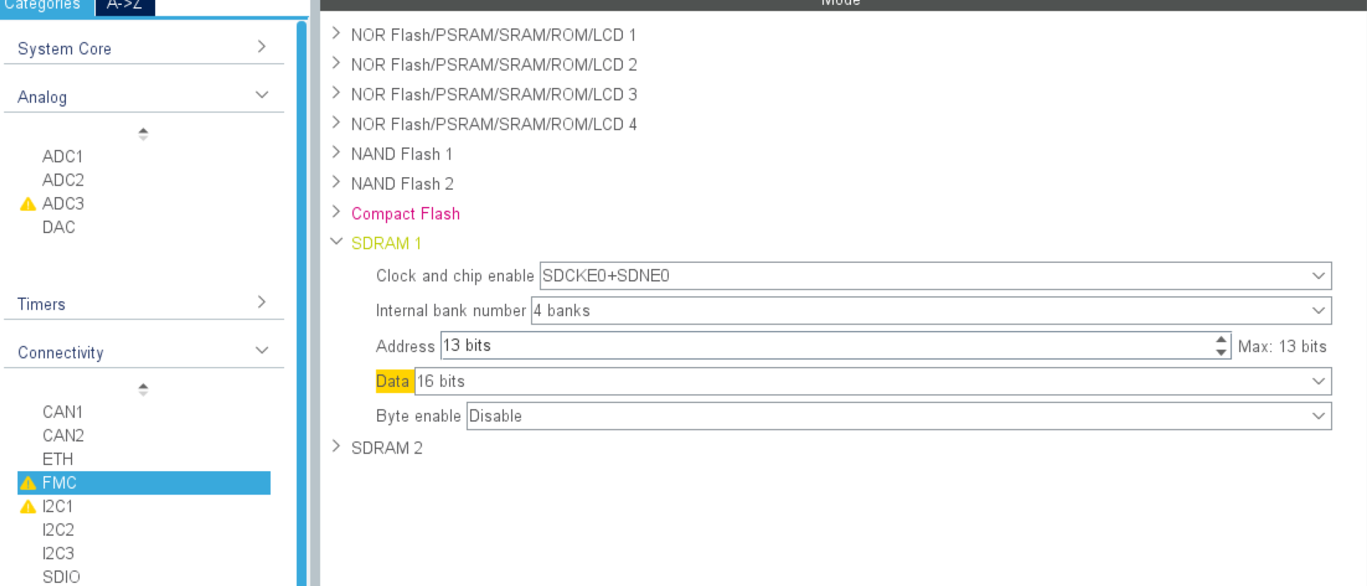 Cubemx配置原子sdram-CSDN博客