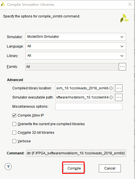 Modelsim与Vivado的库编译_modelsim编译vivado库-CSDN博客