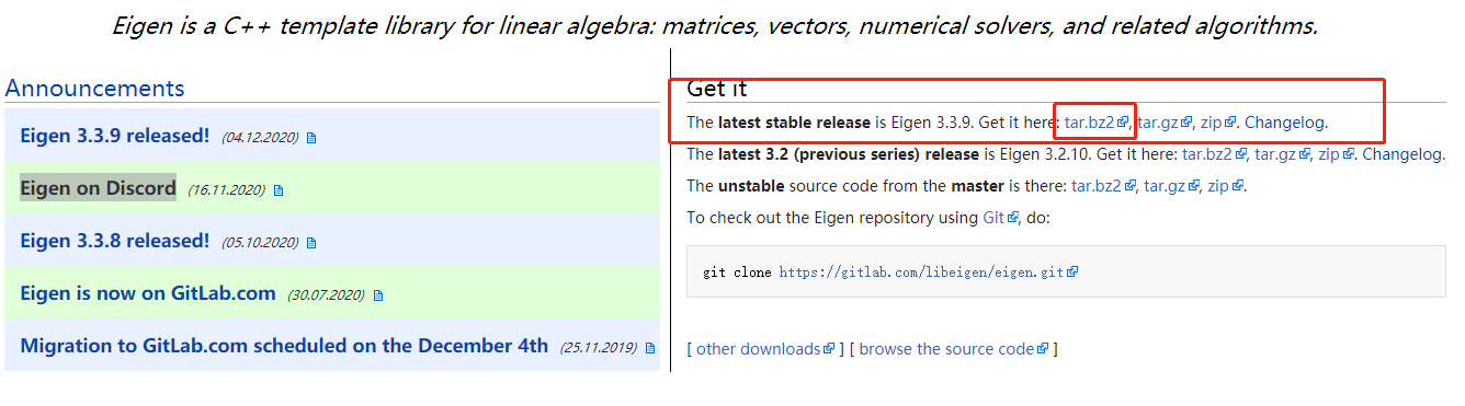 VS中C++矩阵库 Eigen库的安装和使用_eigen在vs中-CSDN博客