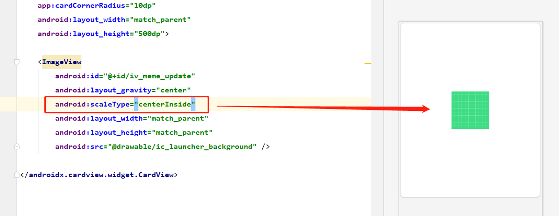 Android中ImageView控件scaleType属性详解_android:scaletype="centerinside-CSDN博客