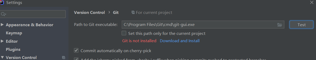 idea提示git is not installed与“meaningless REX prefix used”-CSDN博客