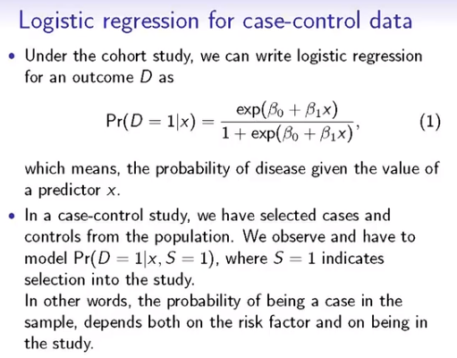 【回归分析】logistic regression for case-control data and conditional logistic regression_case-control ...
