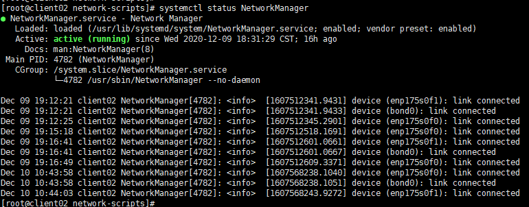 centos 7.4 网口做bond后网络不通_bond1断开一张网卡后就ping不通-CSDN博客
