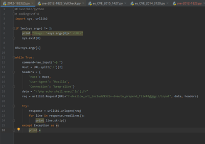 PHP-CGI远程代码执行漏洞CVE-2012-1823漏洞复现_cve-2012-1823漏洞描述-CSDN博客