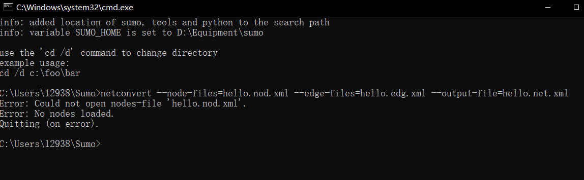 SUMO学习（一）_error: could not access configuration-CSDN博客