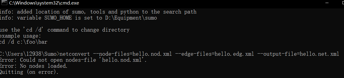 SUMO学习（一）_error: could not access configuration-CSDN博客