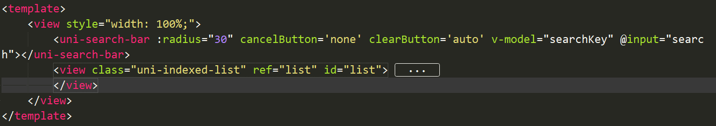 uniapp IndexedList索引列表添加搜索框_uni-indexed-list 搜索-CSDN博客
