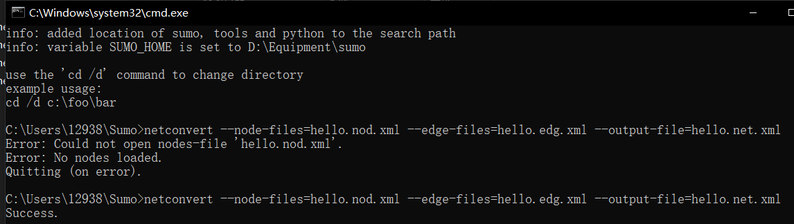 SUMO学习（一）_error: could not access configuration-CSDN博客