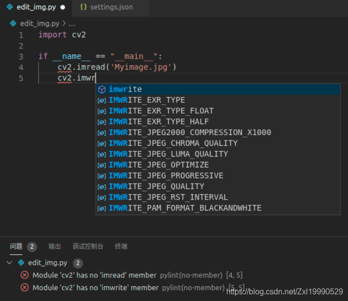 解决vscode下cv2不能自动补全的问题 Vscode Opencv Python Cv2后没有补全 Csdn博客
