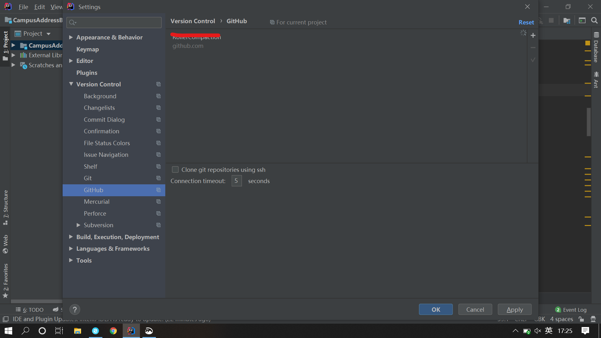 IDEA添加Github账号报错 Incorrect credentials.Request response: 401 Unauthorized_idea gitlab message ...