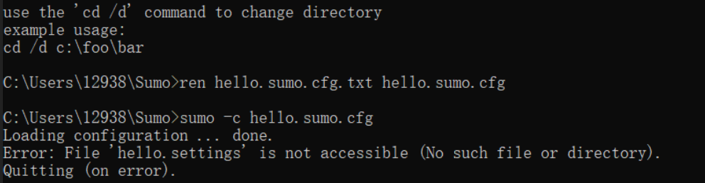 SUMO学习（一）_error: could not access configuration-CSDN博客