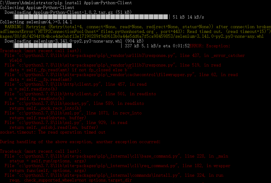解决 Appium Python Client 安装报错的问题安装appium Python Client报错 Csdn博客 4703