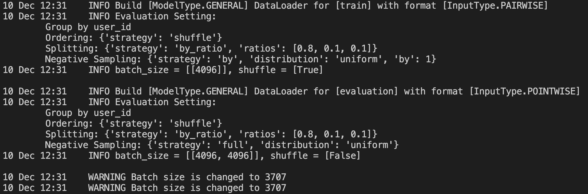 RecBole小白入门系列博客（二） ——General类模型运行流程_recbole 模型-CSDN博客