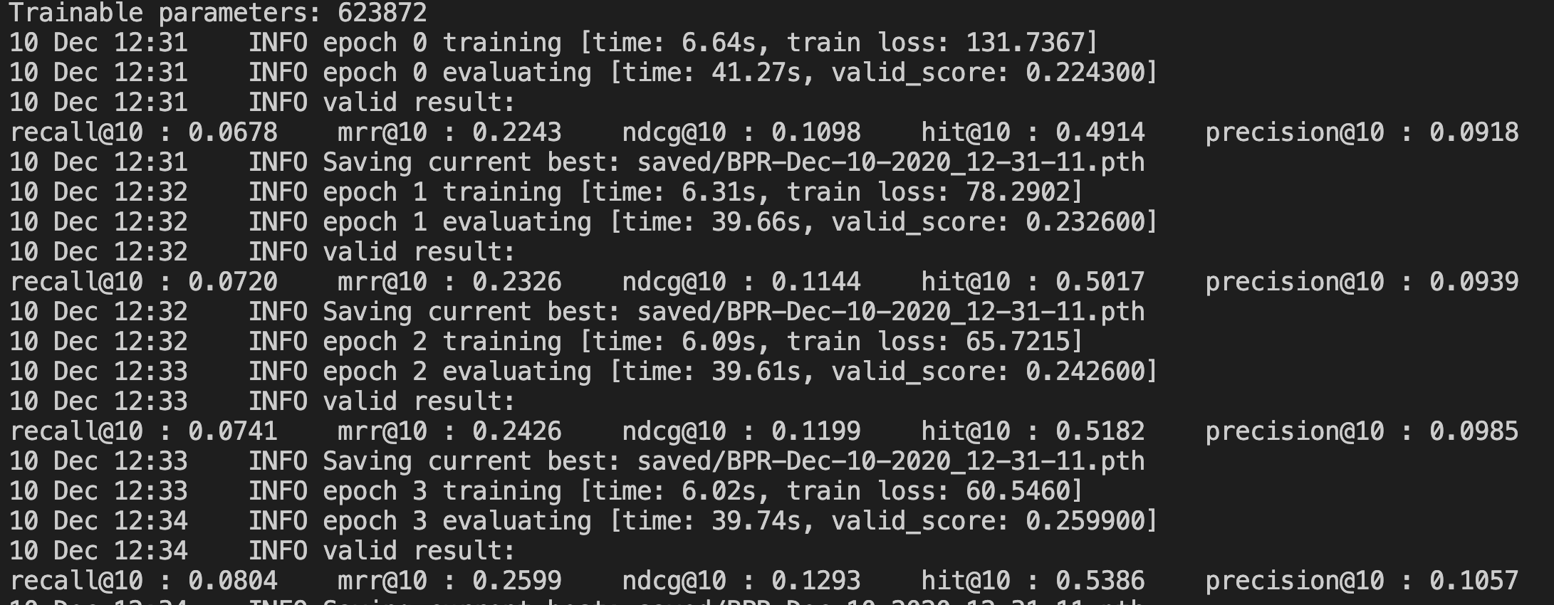 RecBole小白入门系列博客（二） ——General类模型运行流程_recbole 模型-CSDN博客