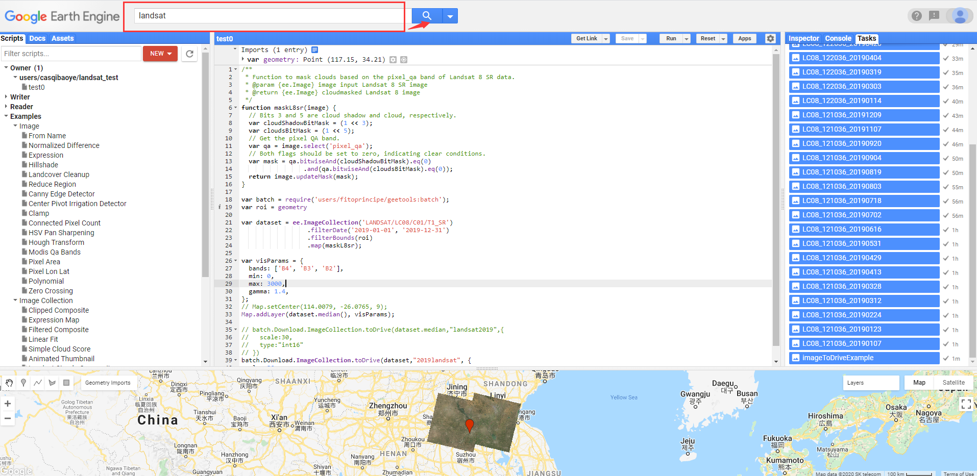 GEE学习笔记一：批量下载遥感影像_gee根据经纬度下载数据-CSDN博客
