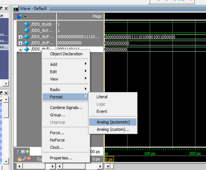 基于FPGA用VerilogHDL设计实现DDS直接频率合成的详细步骤（QuartusII调用ModelSim进行仿真详细步骤）_基于fpga的直接数字频率合成器（dds）设计过程及 ...